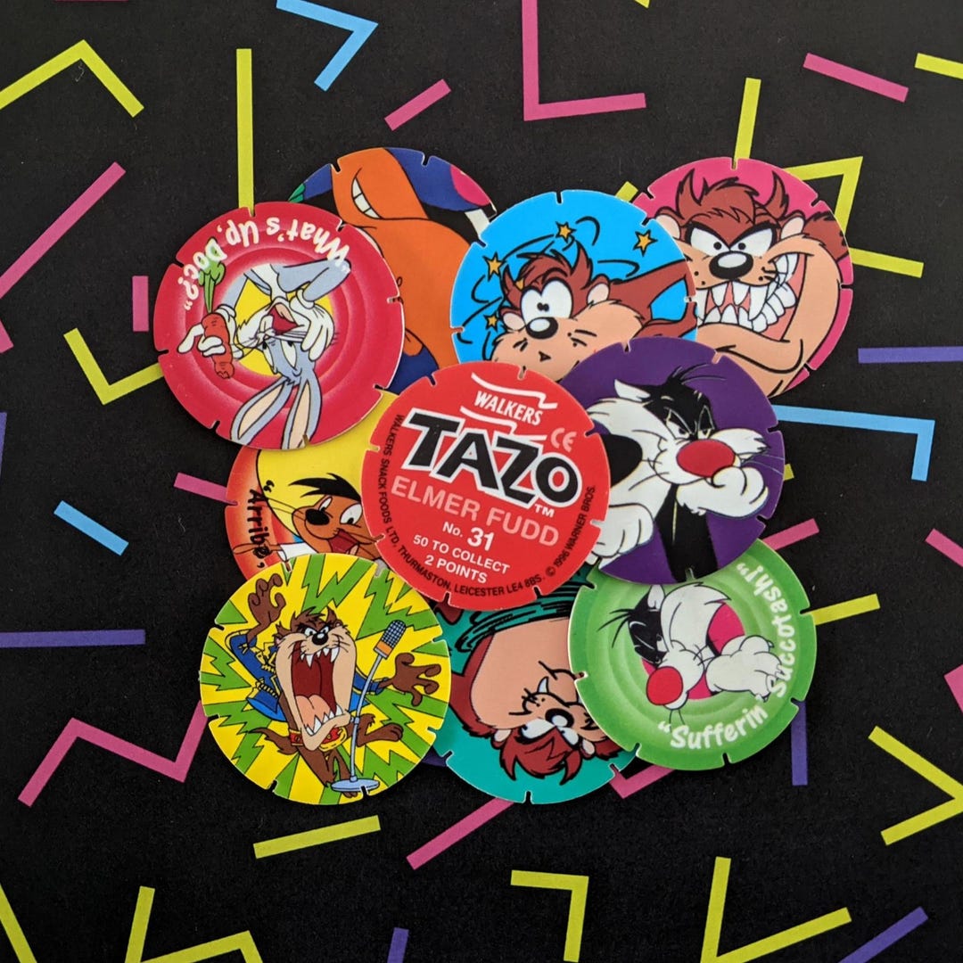Pick Your Own: Looney Tunes Tazos | 90s Vintage Collectible | Perfect ...