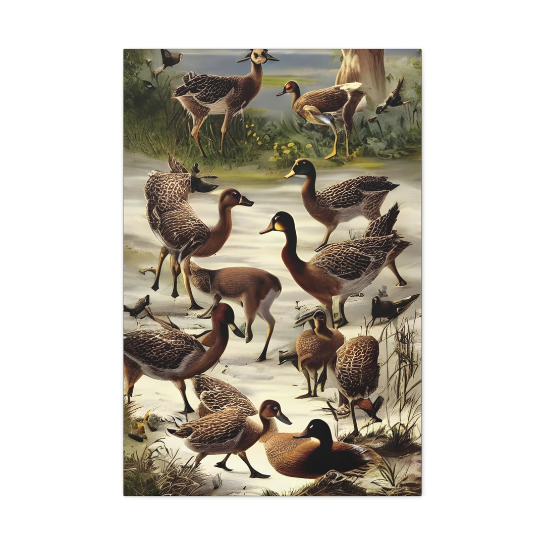Old Duck and Deer Hunting Wall Art / Vintage Wildlife Fine Art - Etsy