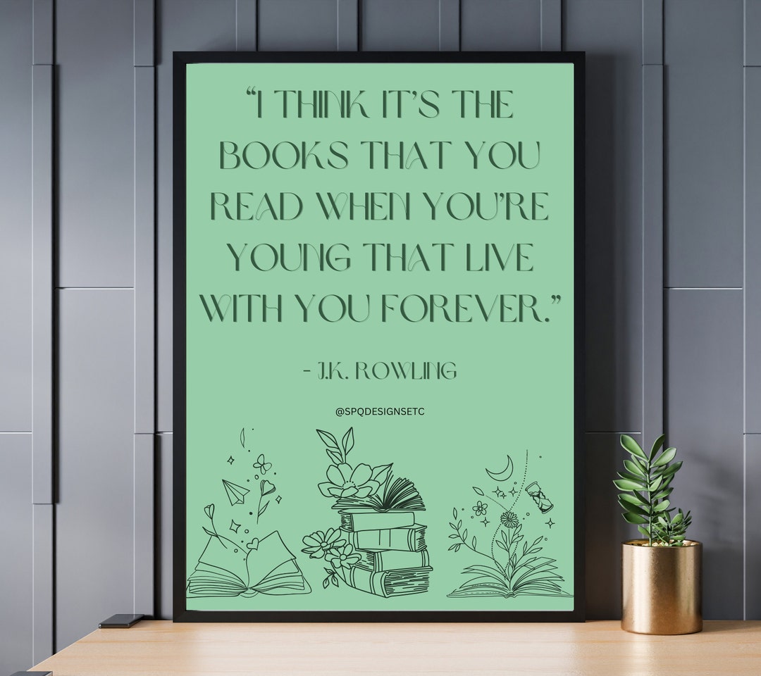 J.K. Rowling Quote Poster - Etsy