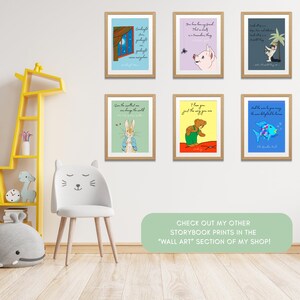 Minimalistic Charlottes Web Wall Art With Quote, Story Book Art - Etsy