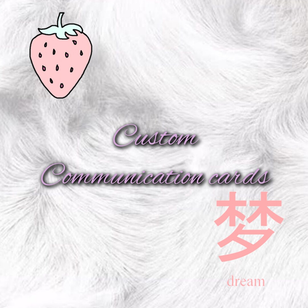 Custom Communication Cards - Etsy