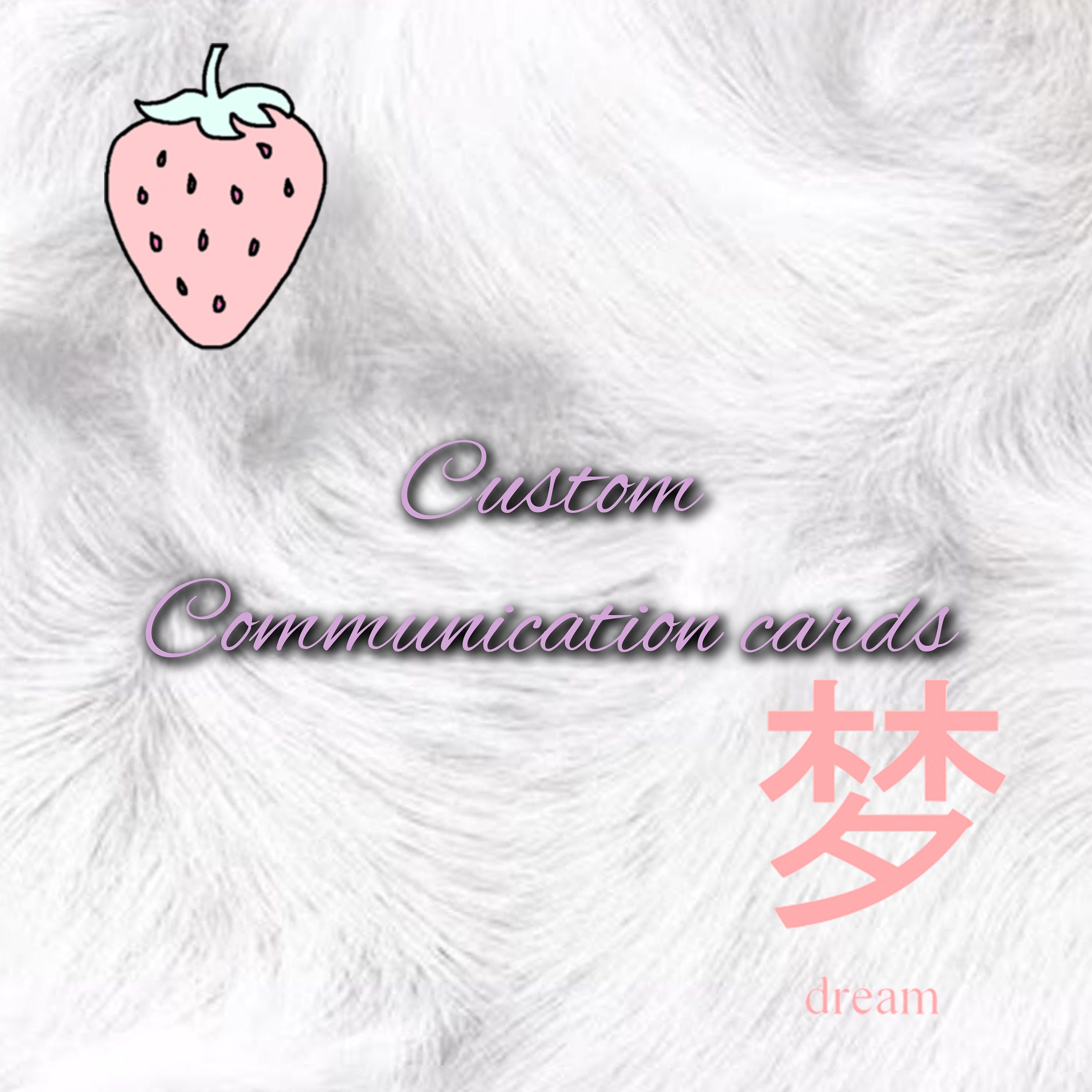 Custom Communication Cards - Etsy