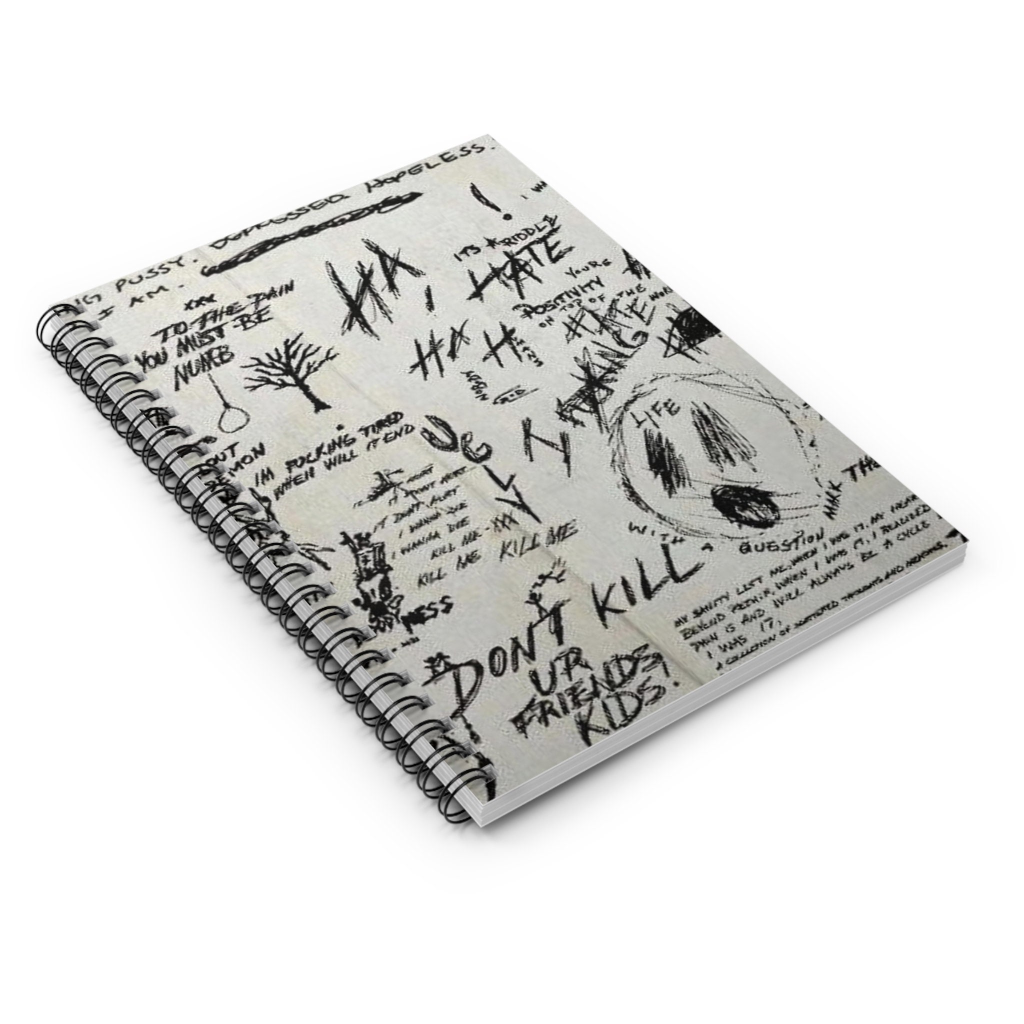 Xxxtentacion Book Spiral Notebook Ruled Line - Etsy
