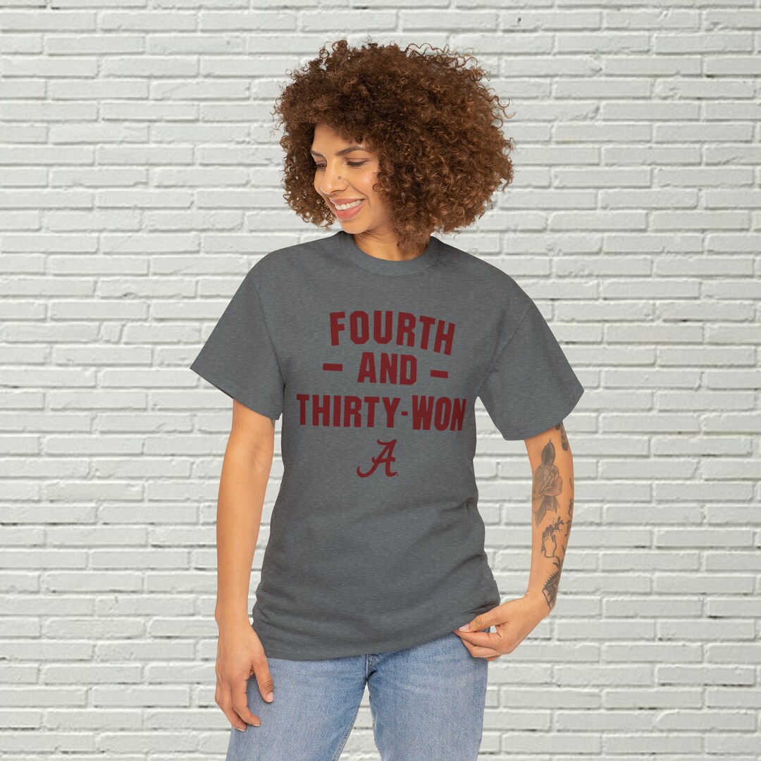 Fourth and Thirty Won Crimson Tee - Etsy
