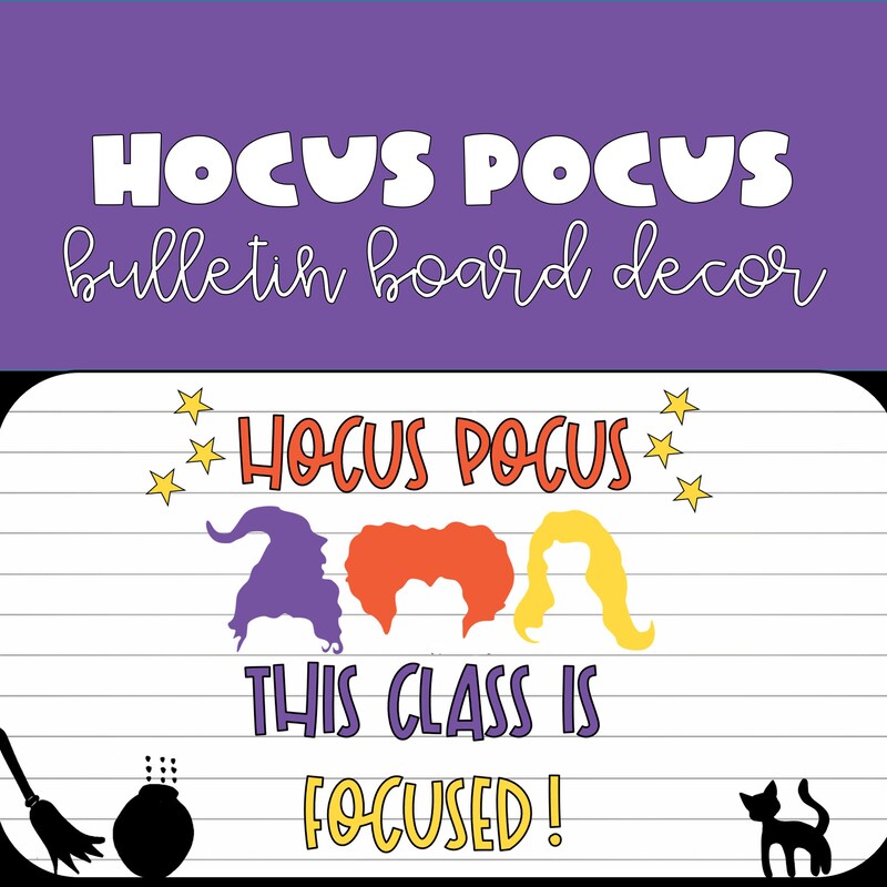 Hocus Pocu Bulletin Board - Etsy