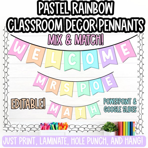 Pastel Rainbow Decor - Etsy