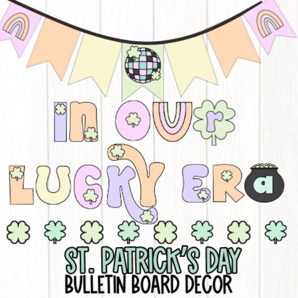 St Patricks Bulletin - Etsy