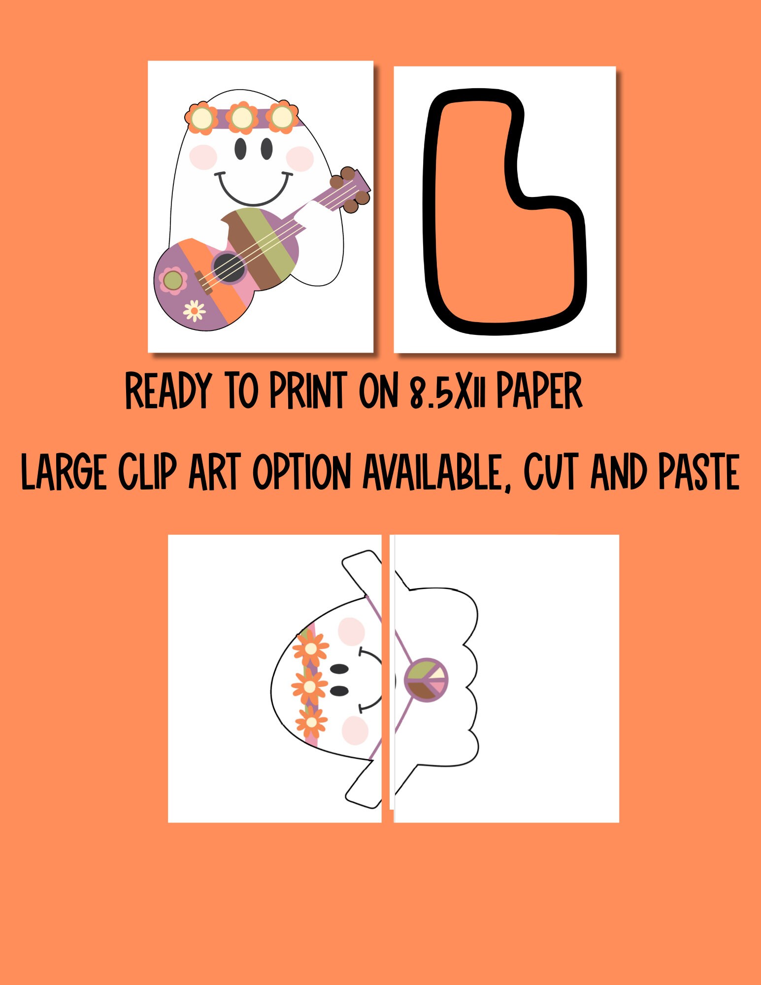 Let's Go Ghouls Halloween Bulletin Board Decor Retro - Etsy