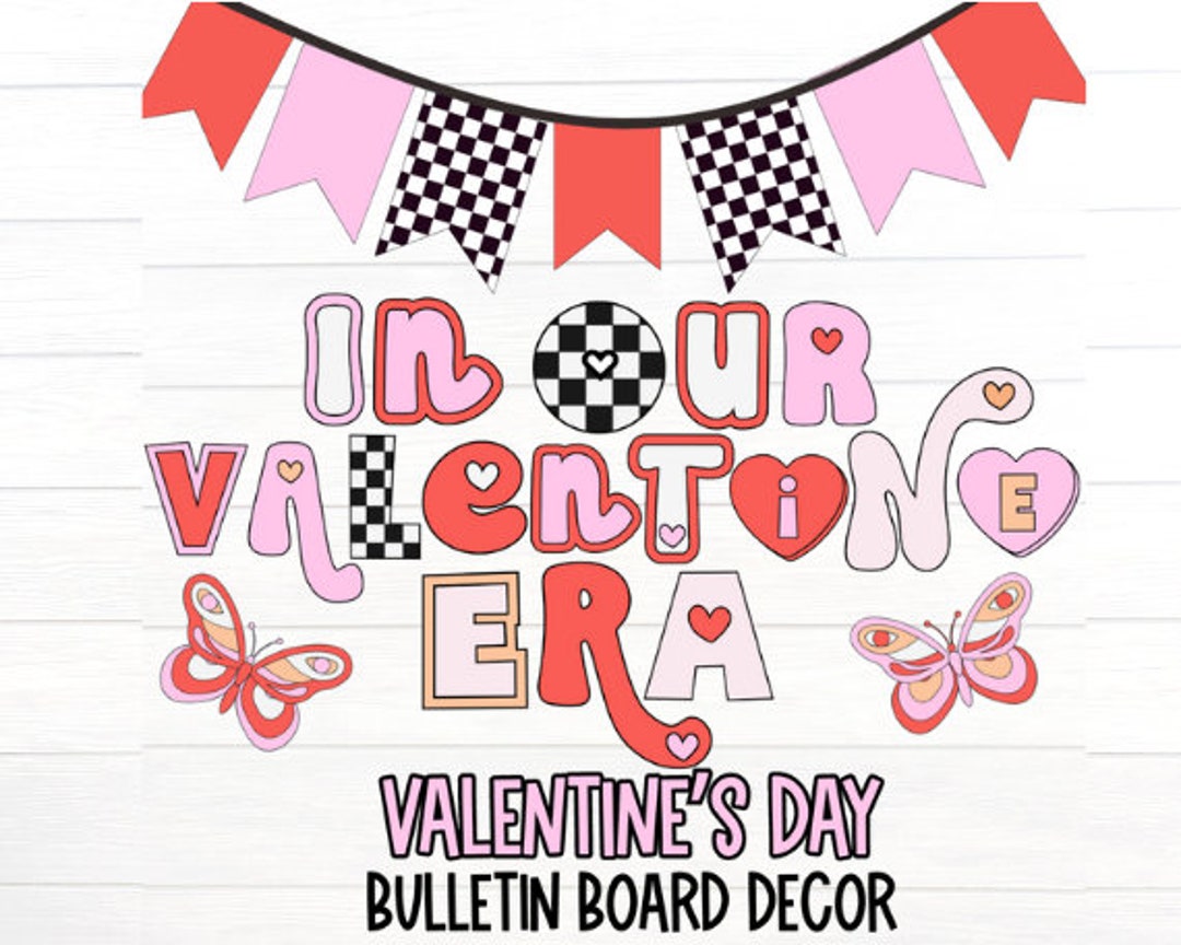 Taylor Swift Valentine Era Retro Valentine Bulletin Board Decor - Etsy