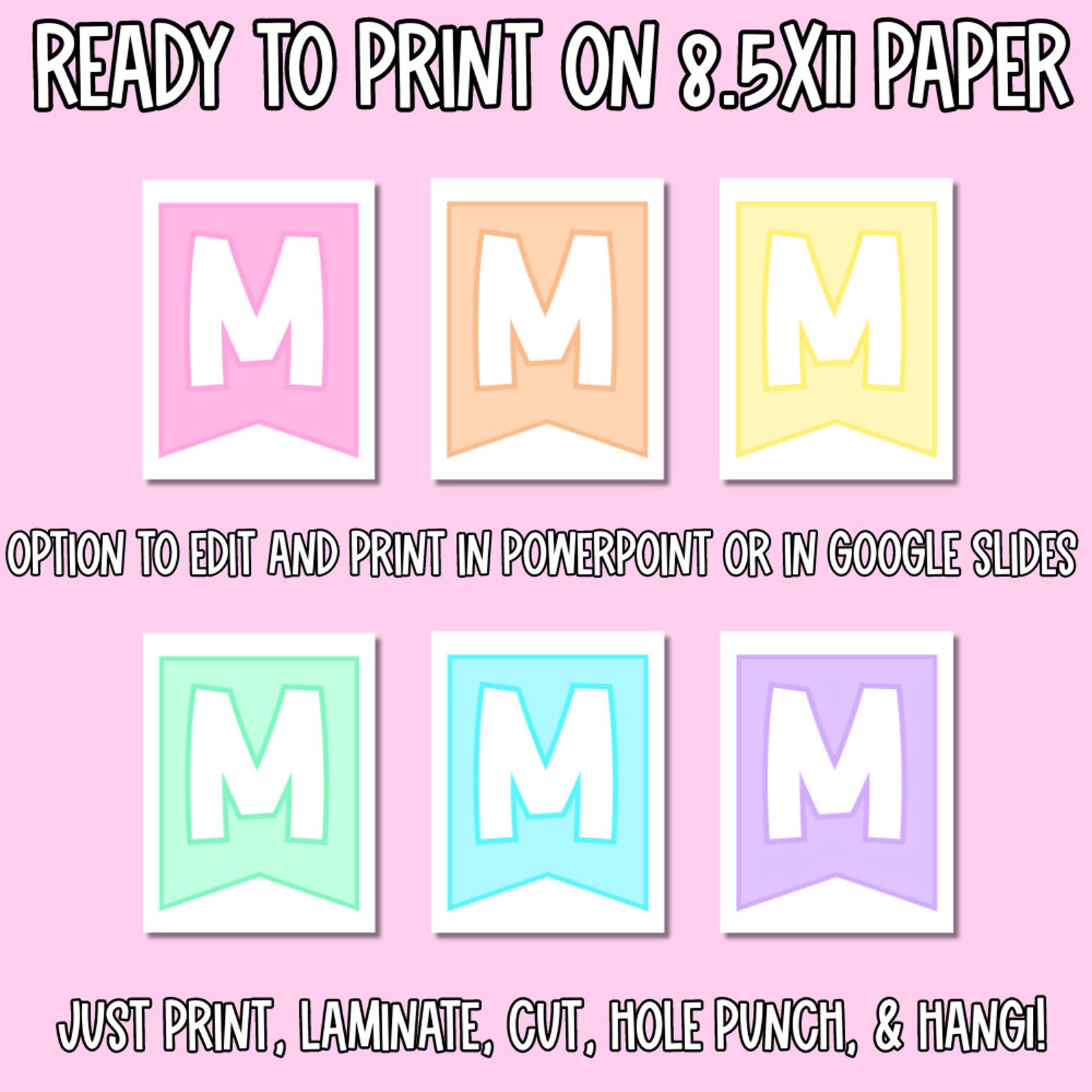 Pastel Rainbow EDITABLE Classroom Banners Pastel Rainbow Classroom ...