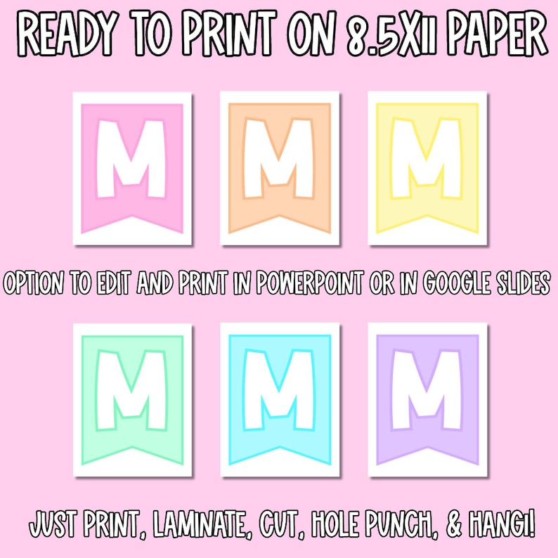 Pastel Rainbow EDITABLE Classroom Banners Pastel Rainbow Classroom ...