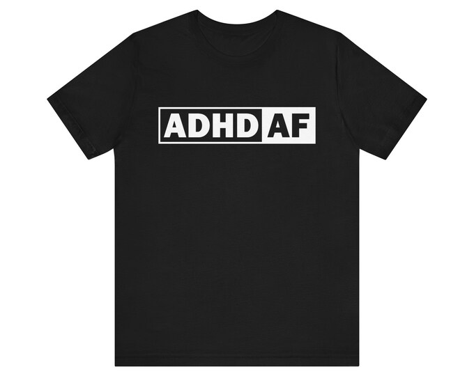 ADHD AF Holographic Sticker / ADD Stickers / Ooh Shiny / Neurodivergent ...