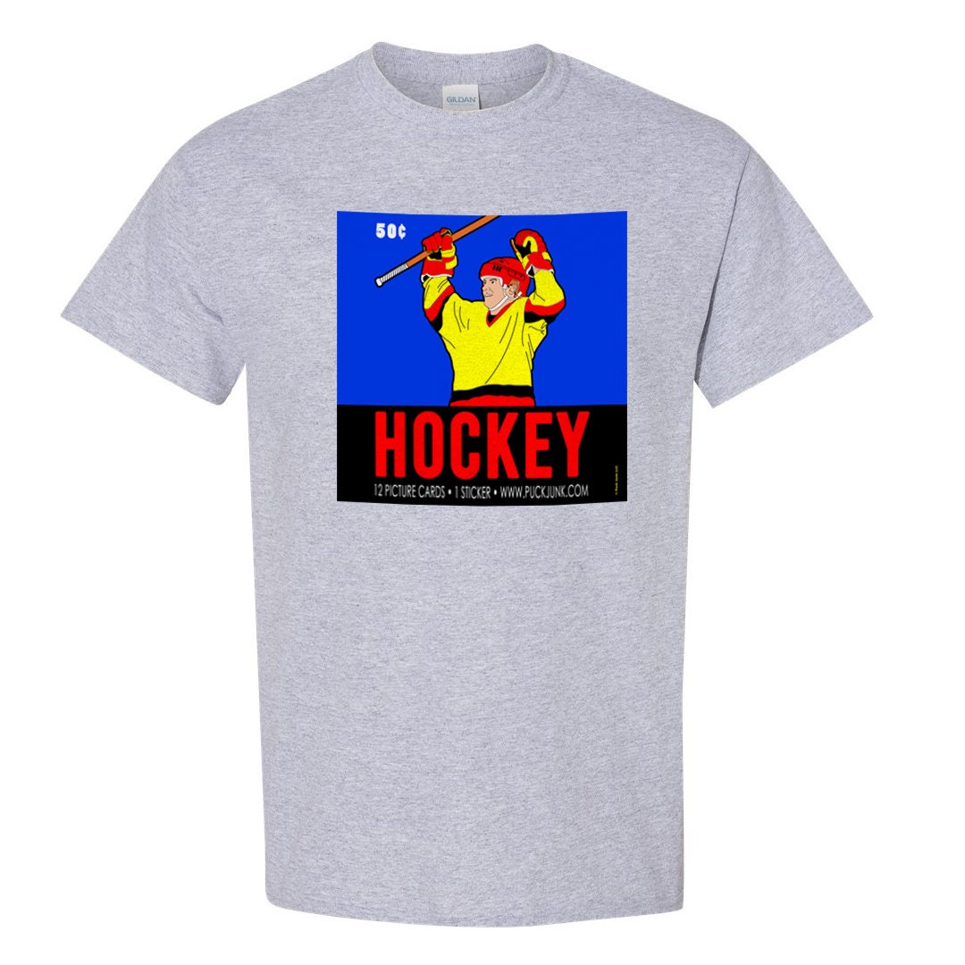 1980s Celebration Hockey Card Wrapper Shirt - Etsy