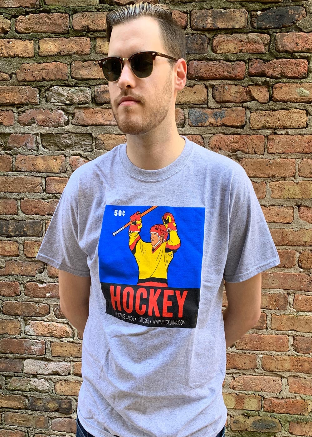 1980s Celebration Hockey Card Wrapper Shirt - Etsy