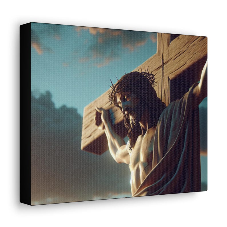 Jesus Christ on the Cross Canvas Art - Etsy Australia