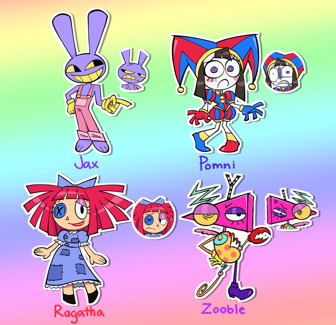 The Amazing Digital Circus Charms - Etsy