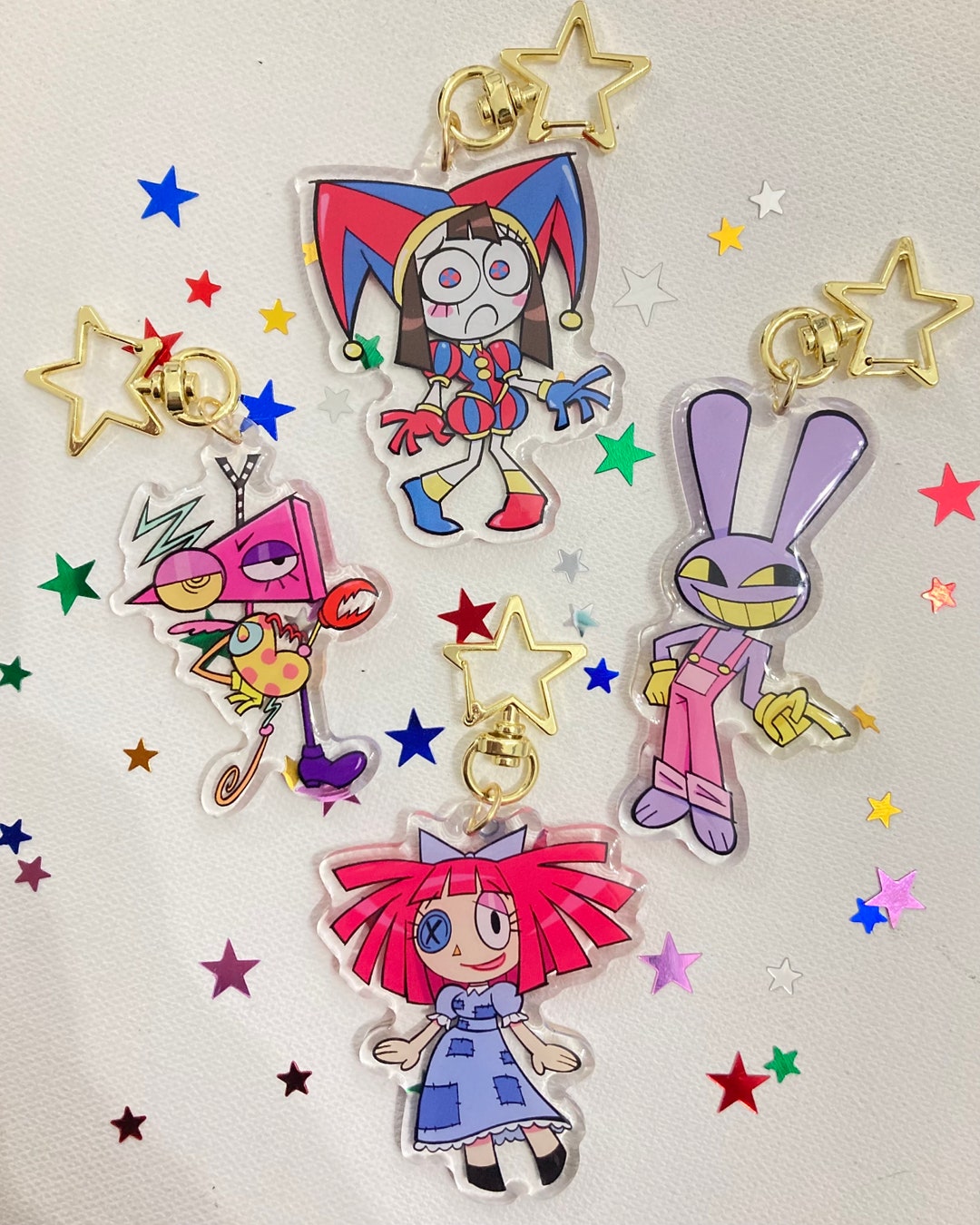 The Amazing Digital Circus Charms - Etsy