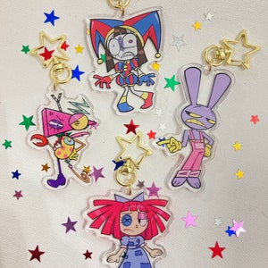 The Amazing Digital Circus Charms - Etsy