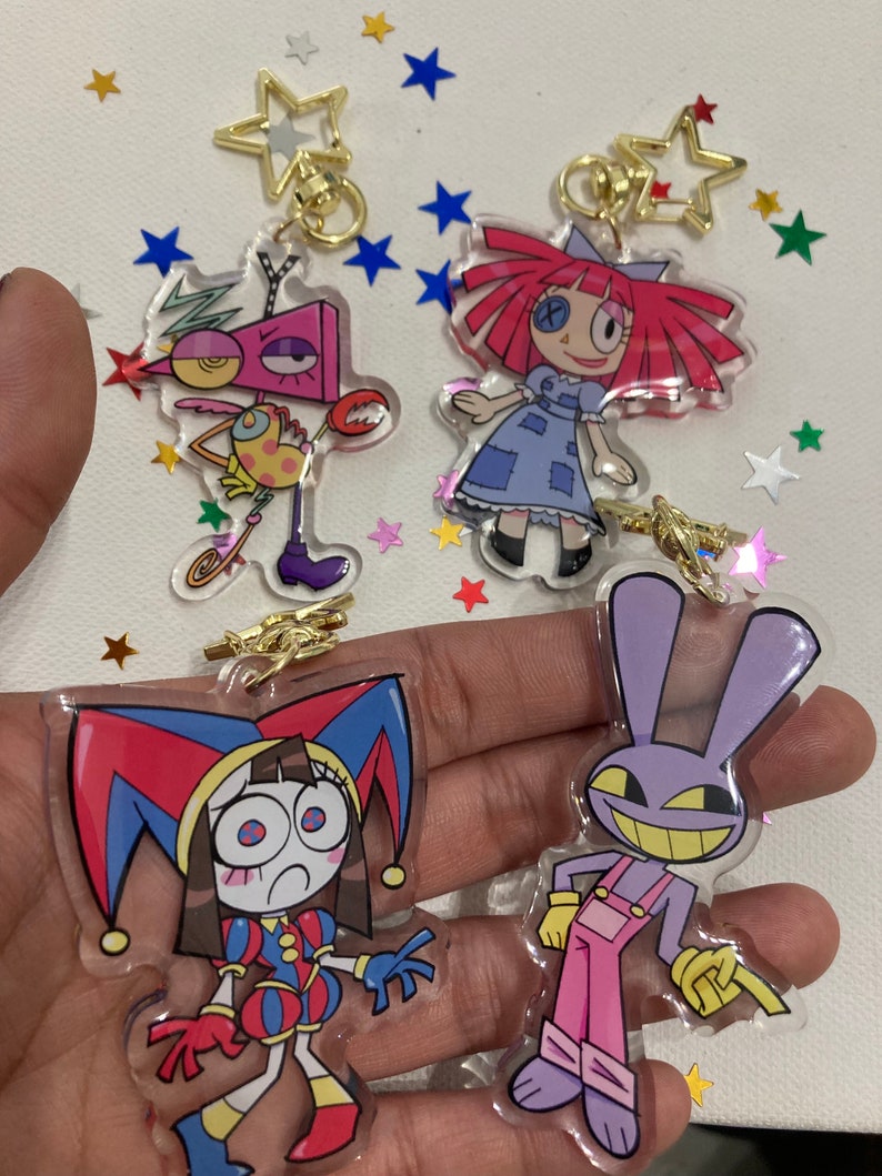 The Amazing Digital Circus Charms - Etsy