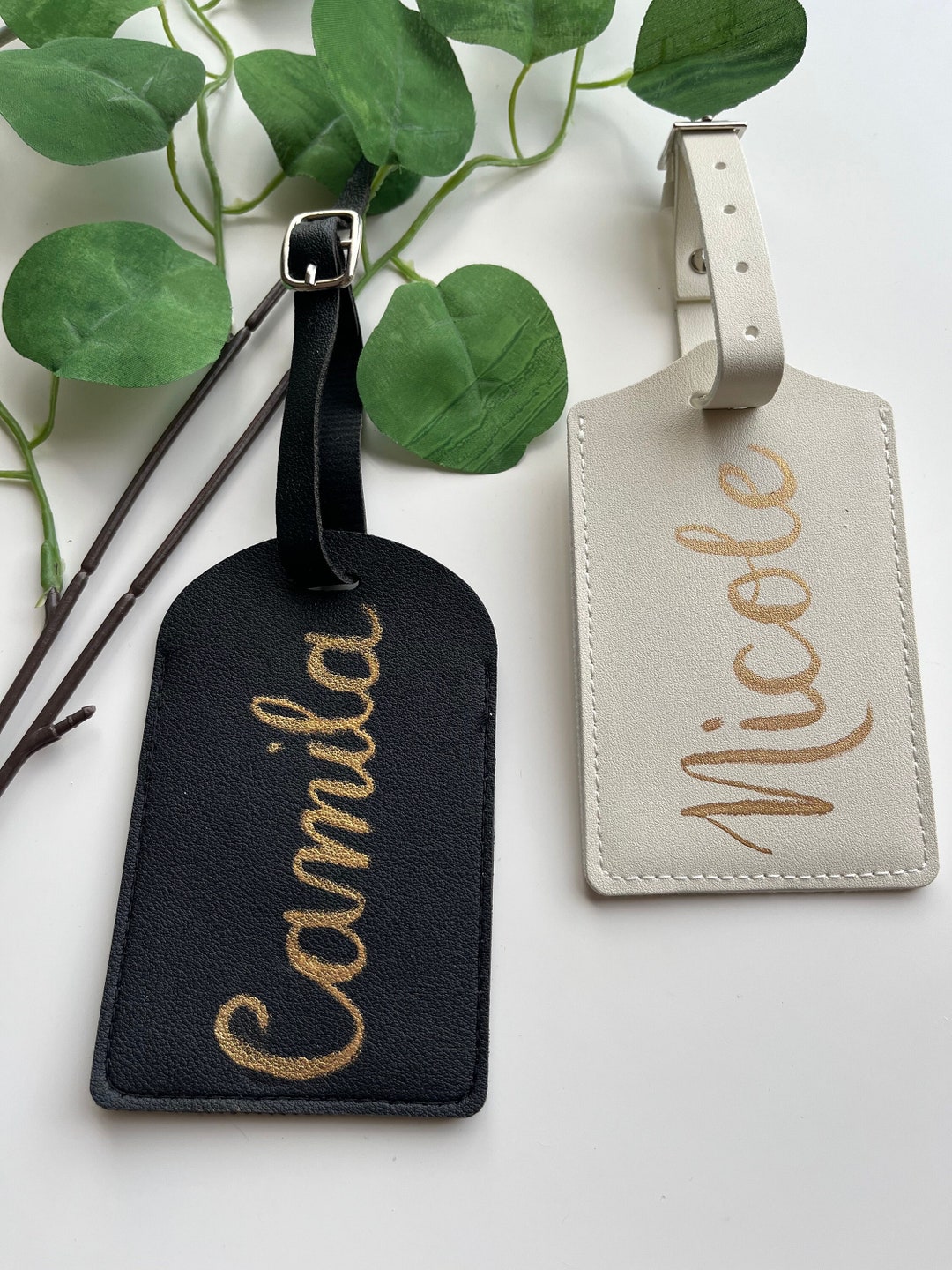 Personalized Luggage Tag Calligraphy Bachelorette Gift - Etsy