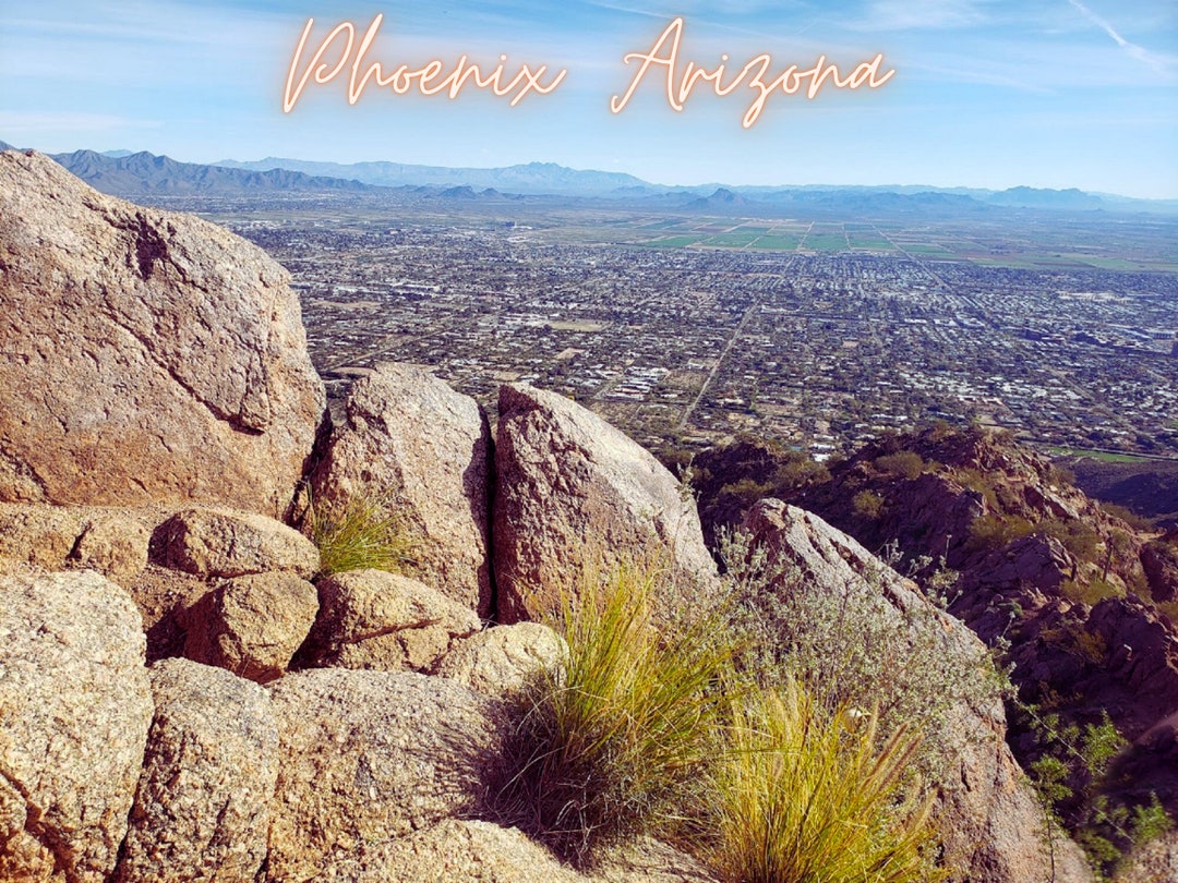 Photos of Boulders Overlooking the Valley From Camelback Mt in Phoenix ...