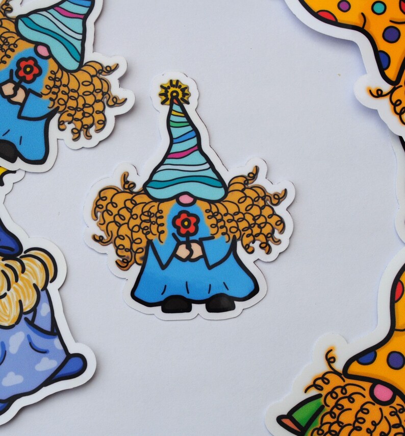 Cute Gnome Friends Pack Sticker - Etsy