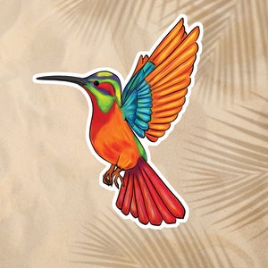 Hummingbird, Vinyl, Waterproof Stickers - Etsy