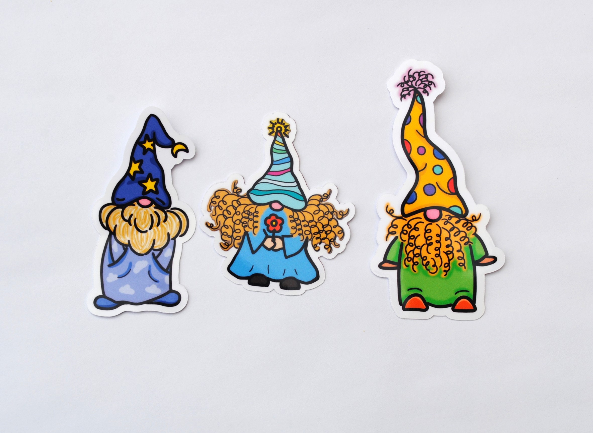 Cute Gnome Friends Pack Sticker - Etsy