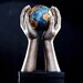 Decorative Hands Holding the Earth Globe Statue, Vintage Style World ...