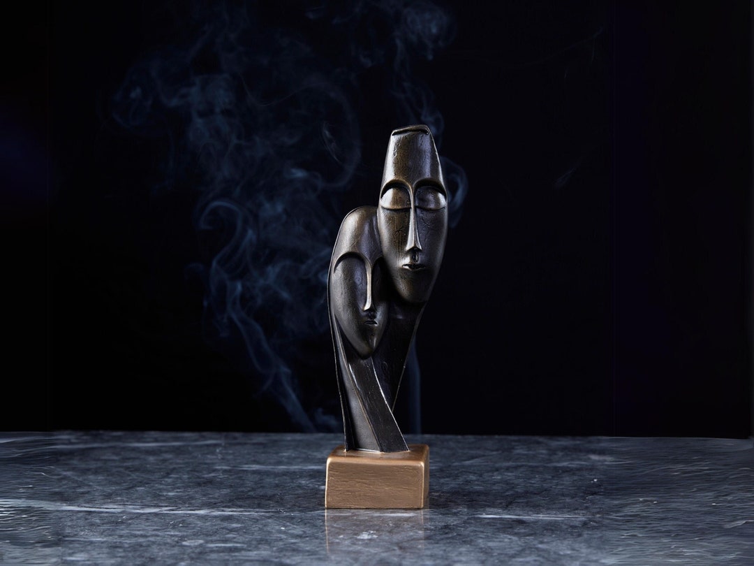 Decorative Cycladic Devotion Figurine, Valentine's Day Home Decor ...