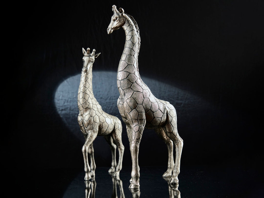 Decorative Giraffe Sculpture Set, Personalized Handmade Giraffe ...