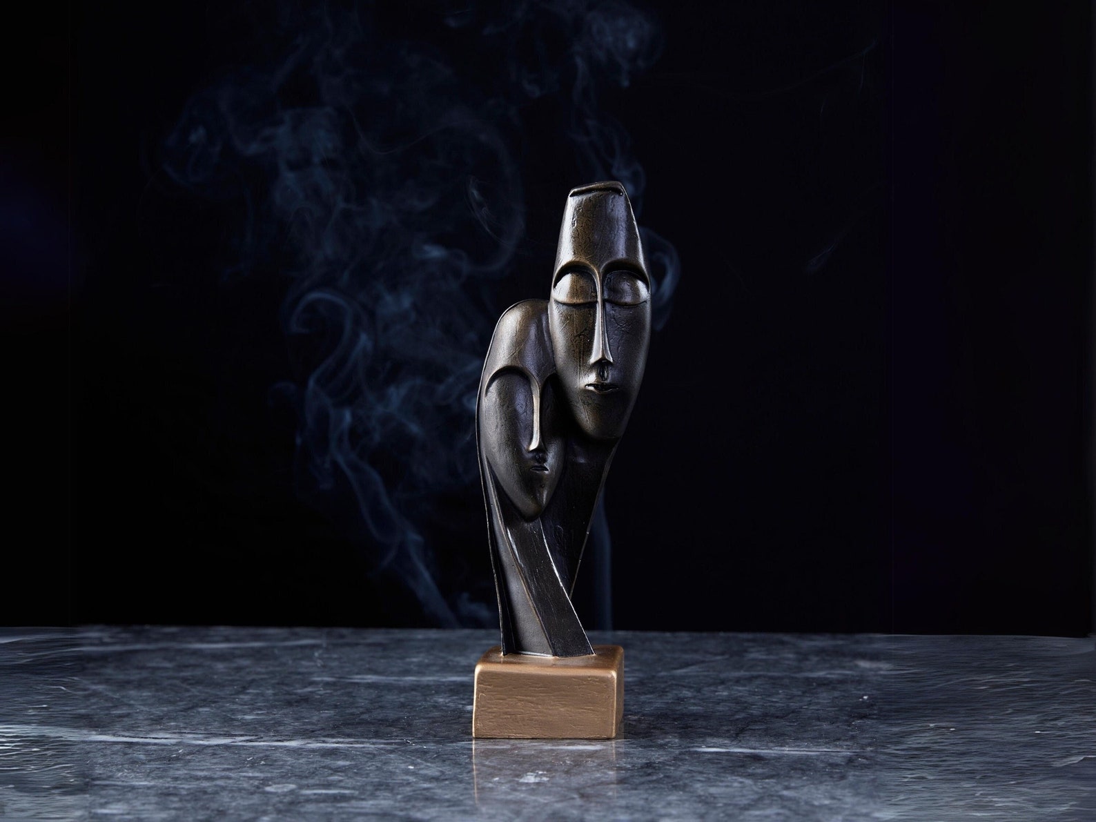 Decorative Cycladic Devotion Figurine, Valentine's Day Home Decor ...