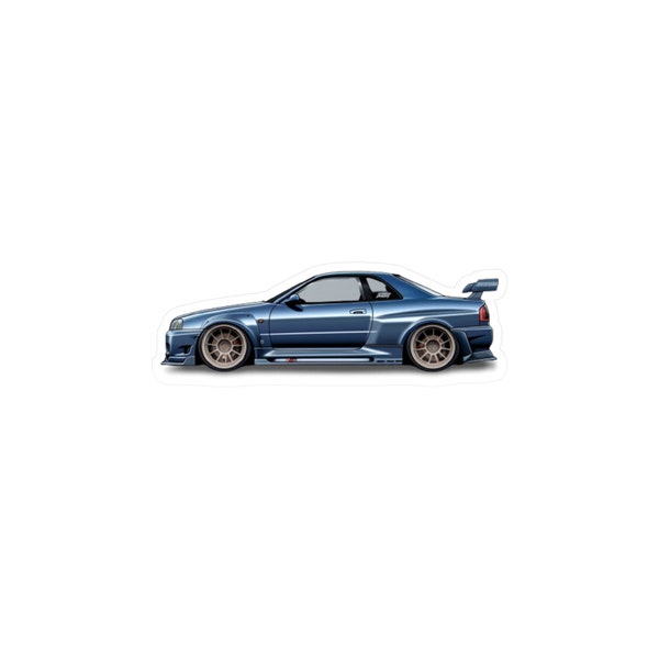 Nissan Skyline R34 Sticker - Etsy