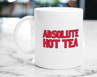 Hottie Mug, Hottie Hottea Mug, Hot Tea Mug, Funny Mug, Funny Tea Mug ...