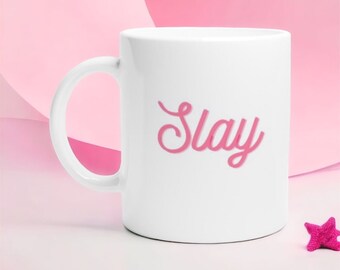 Slay Coffee Mug Rise and Slay Mug Boss Lady Mug Sassy Mug Motivational ...