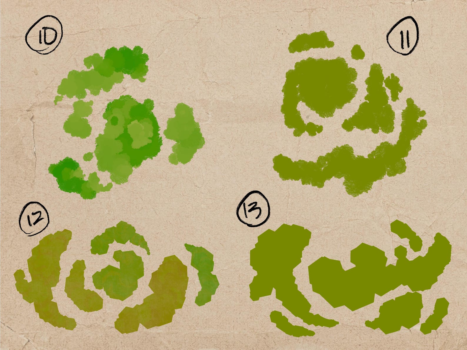 Procreate Terraforming Brush Set: World Building, Map Making ...