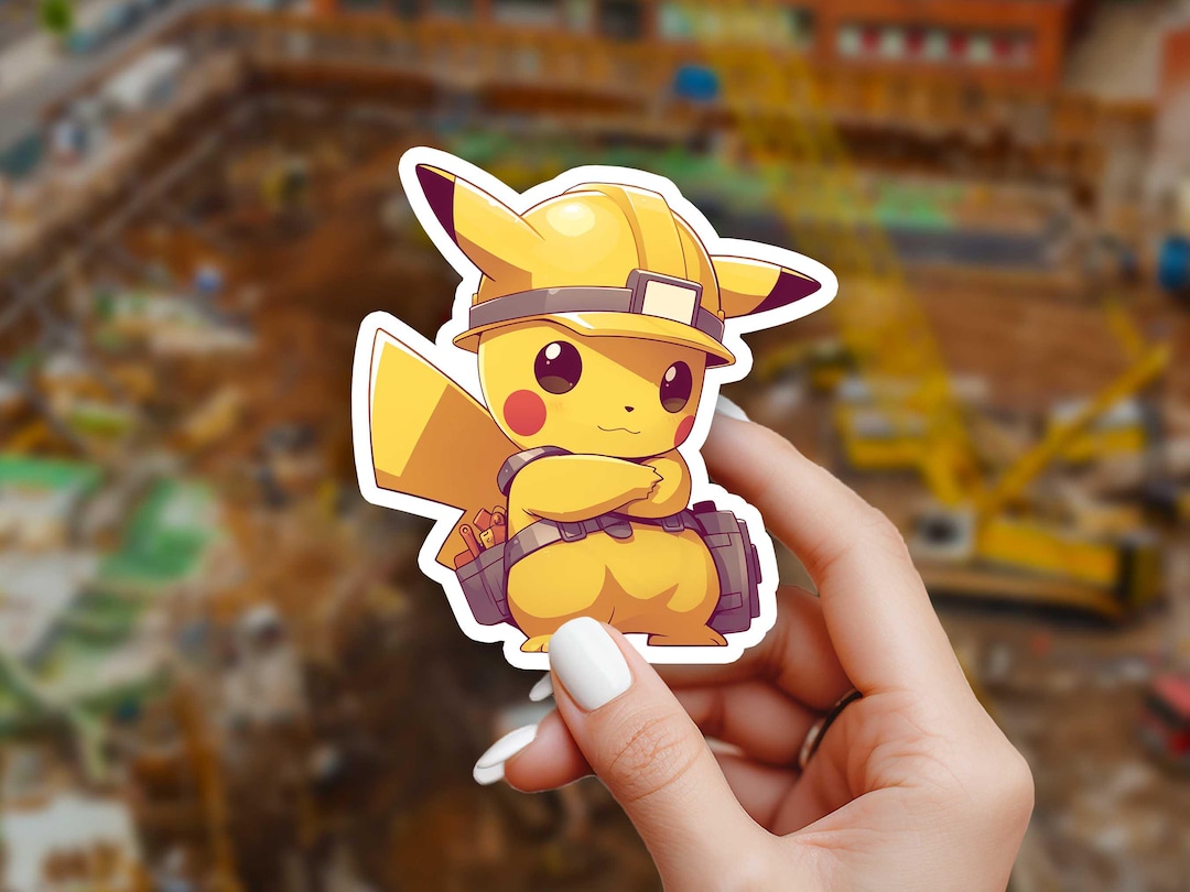 Pikachu Hard Hat, Construction Laptop, Planners, Journaling, Hydroflask ...