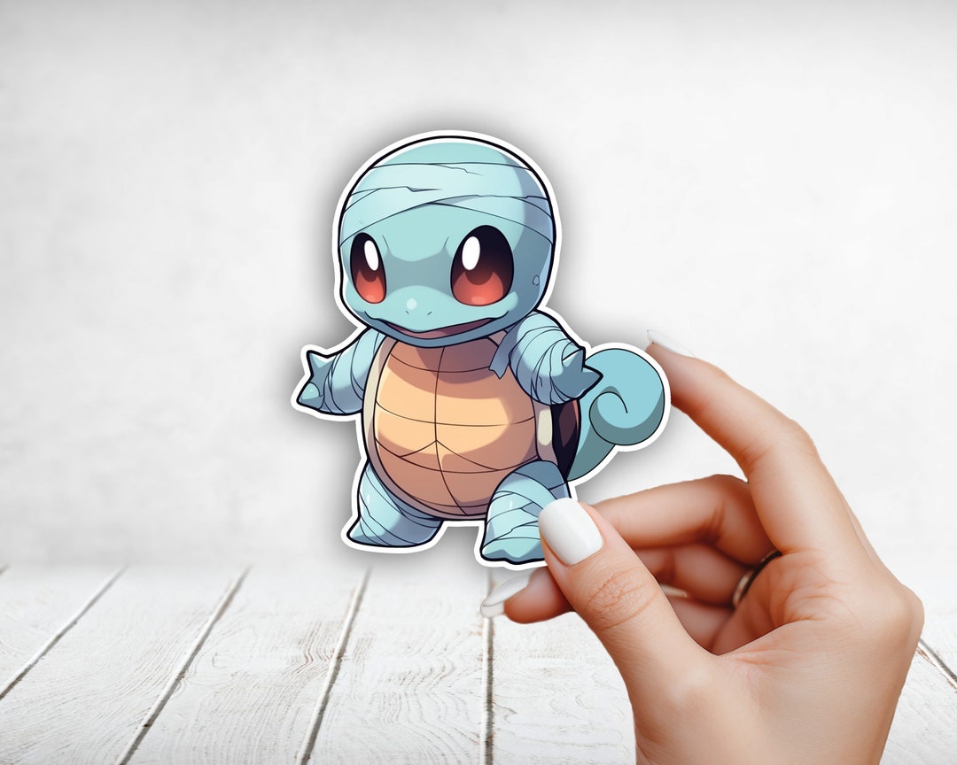 Cute Squirtle Pokemon Halloween Sticker Laptop Planners - Etsy
