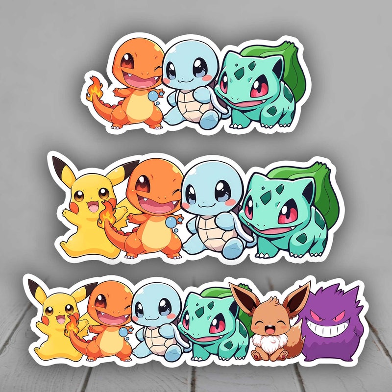 Pokémons Sticker - Etsy