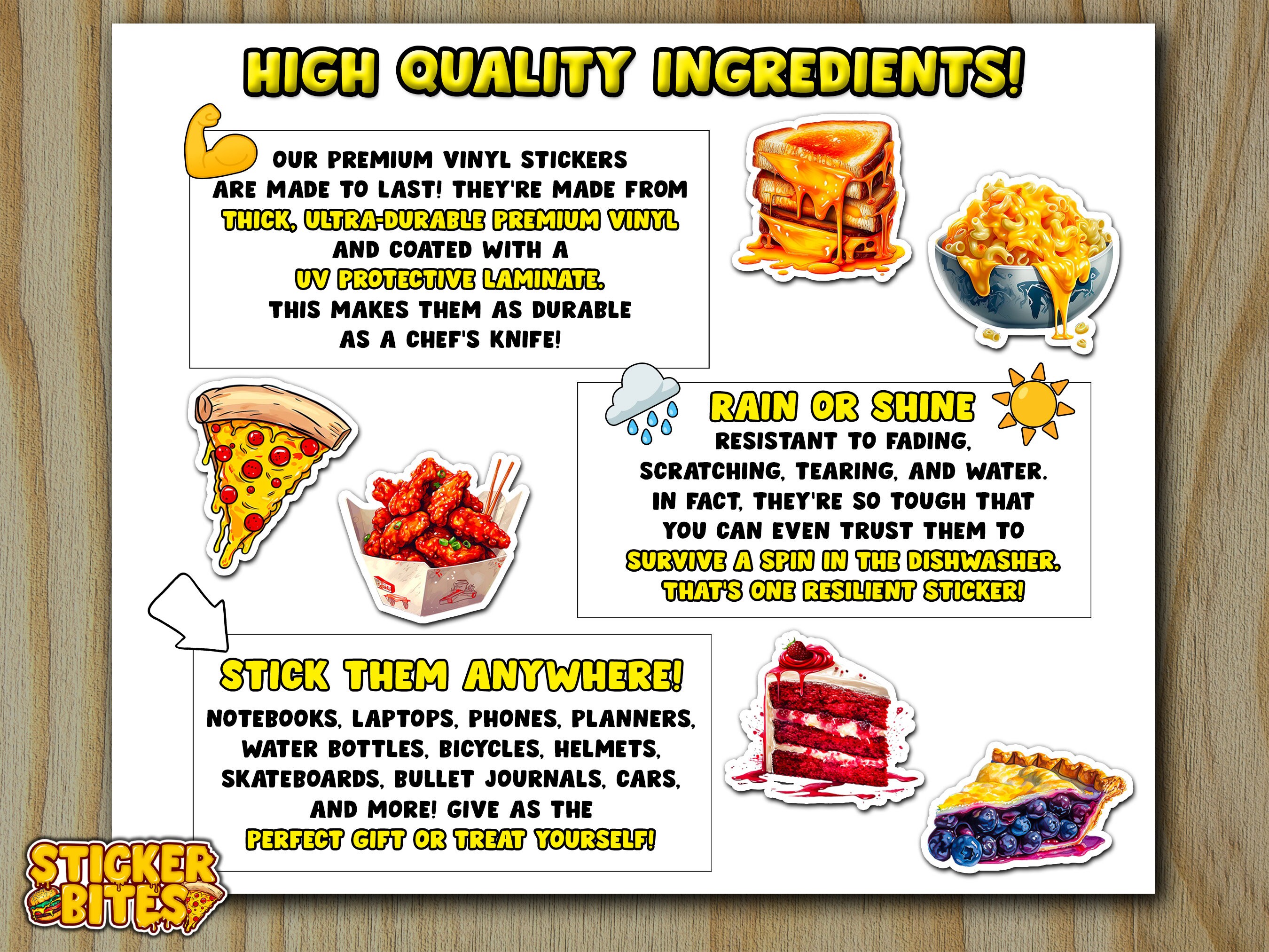 Chinese Takeout Vinyl Stickers Set of 10 Die Cut Sticker - Etsy