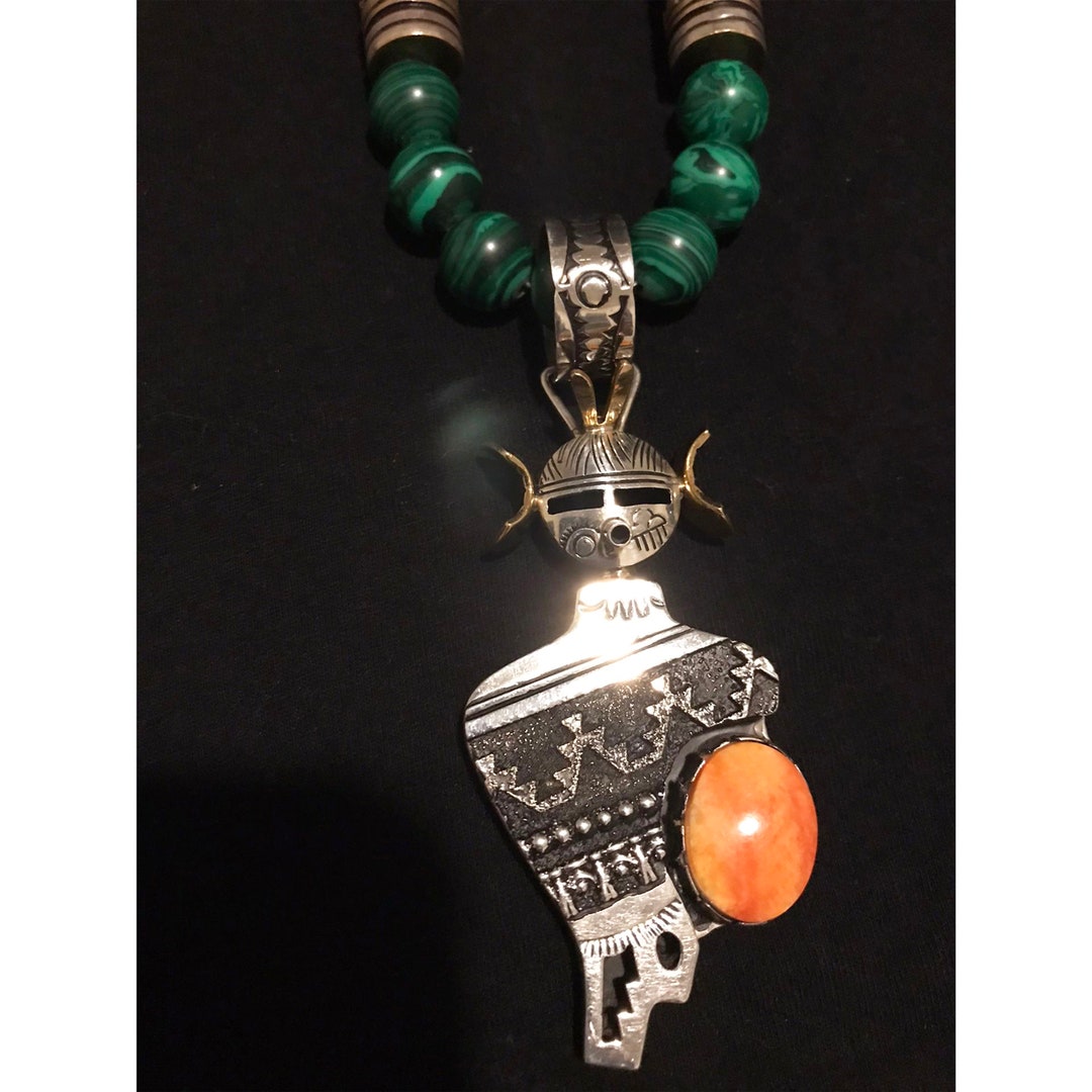 Richard Singer Handcrafted Sterling Silver and Gold Necklace and ...