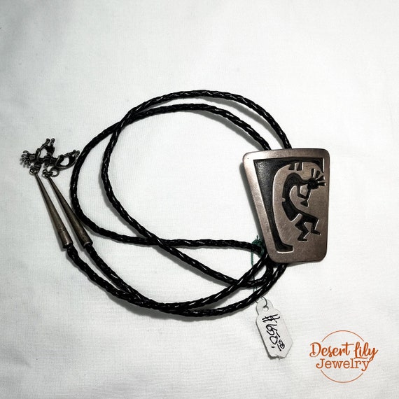 Vintage Hopi Bolo Tie Native American Artist Ron Harr… - Gem