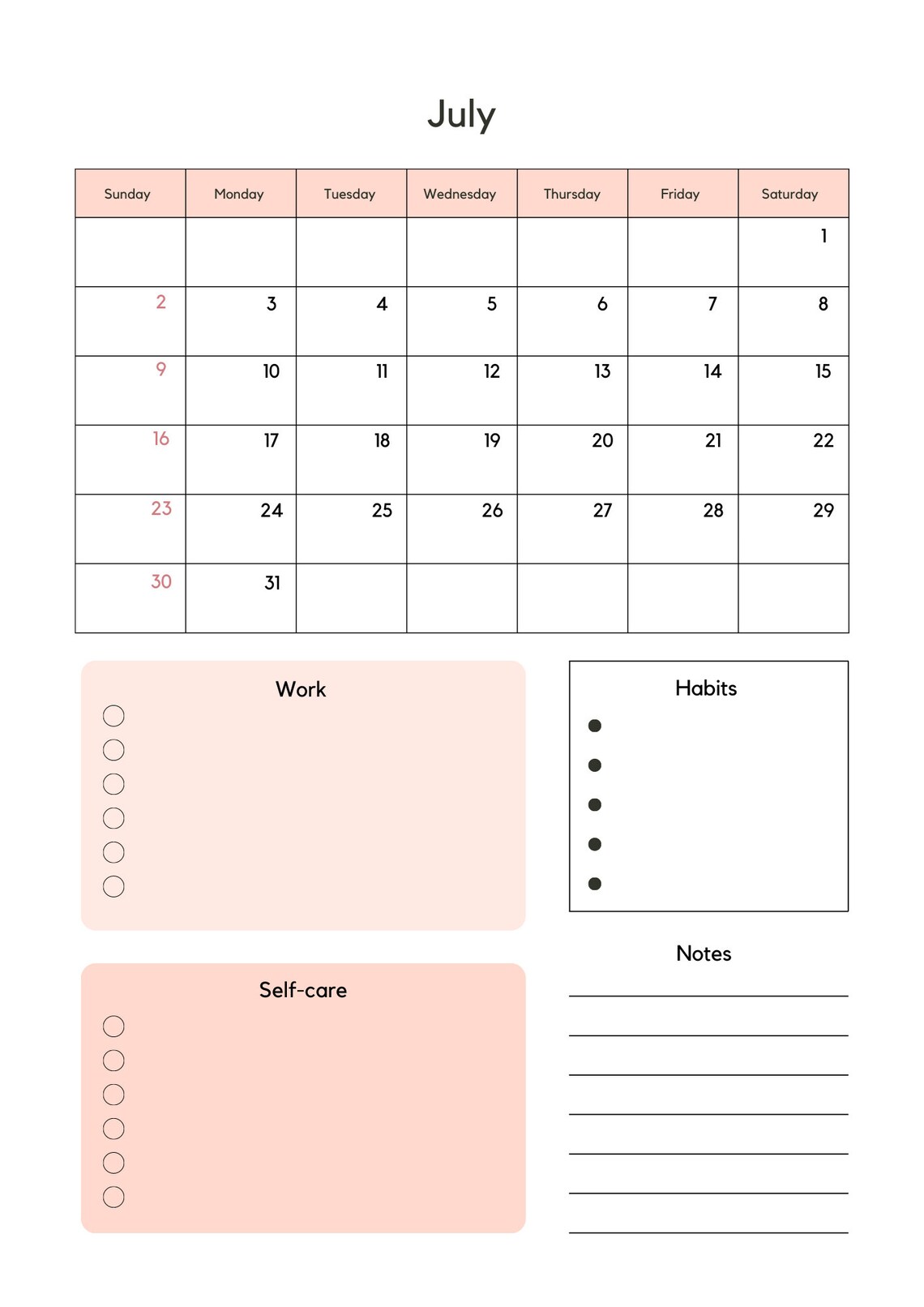 Digital Planner, Printable Planner, Digital Weekly Planner, Weekly ...