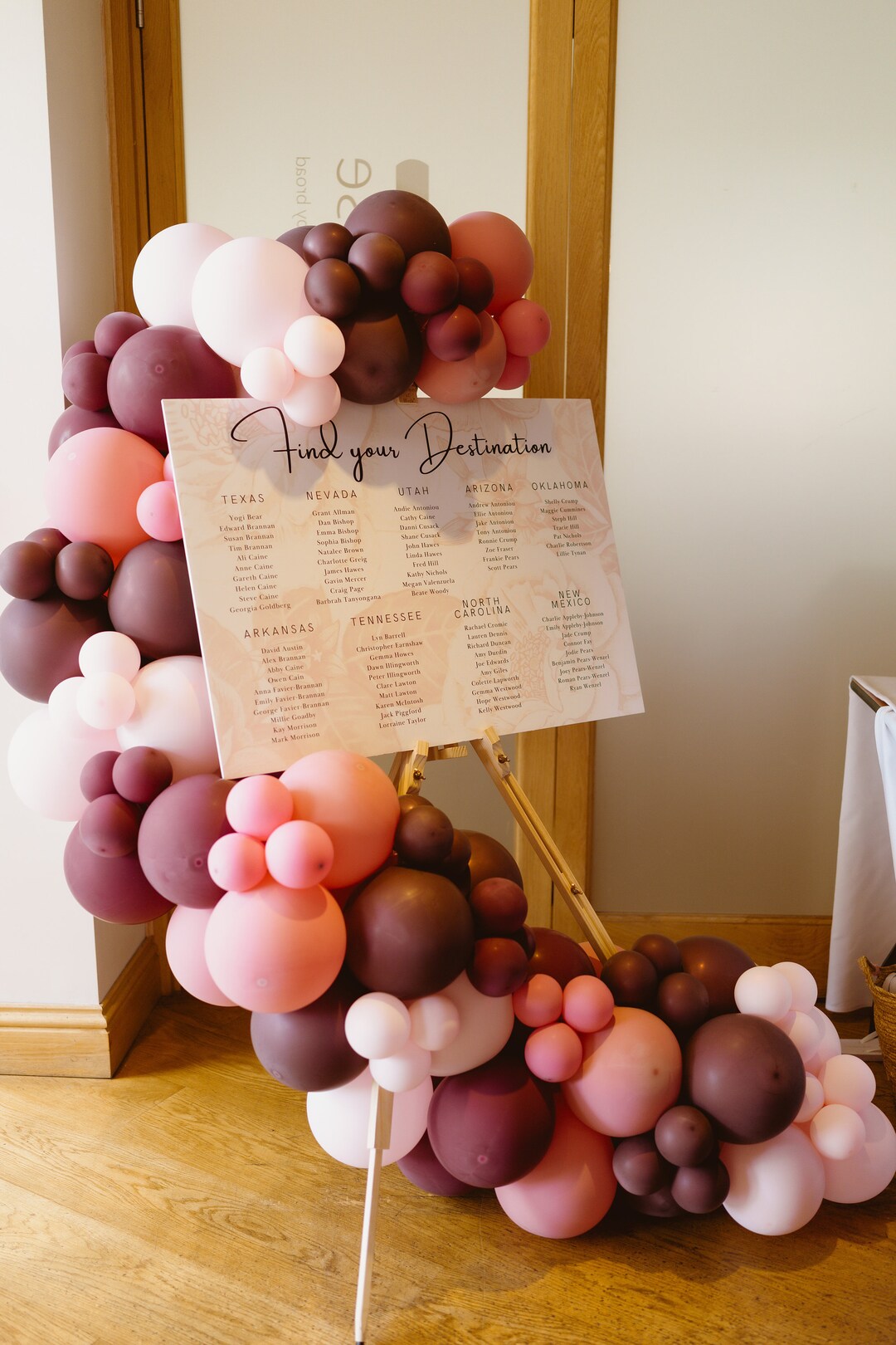 Personalised Seating Chart: A1/A2 Foam Board Elegant Event - Etsy