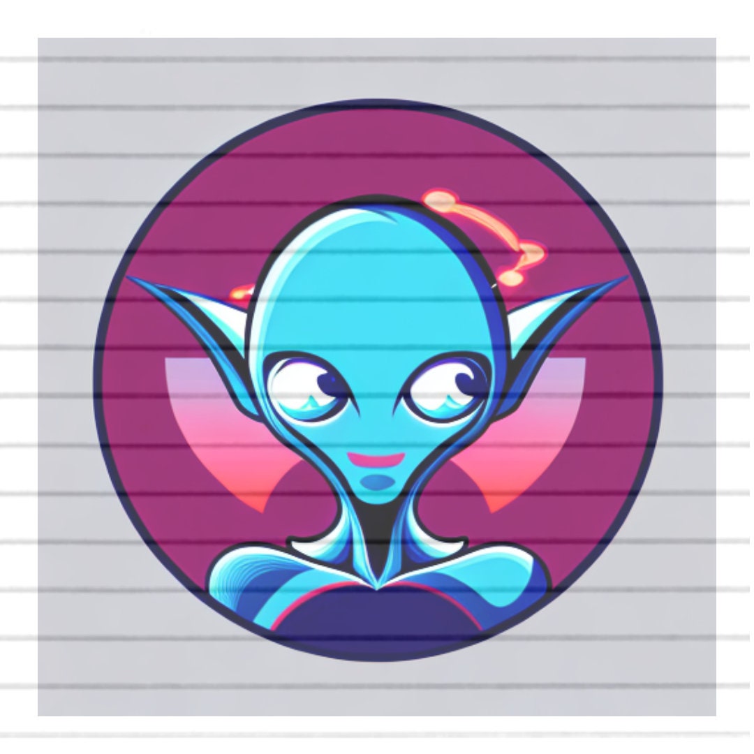 Animated Alien Clipart Logo - Etsy