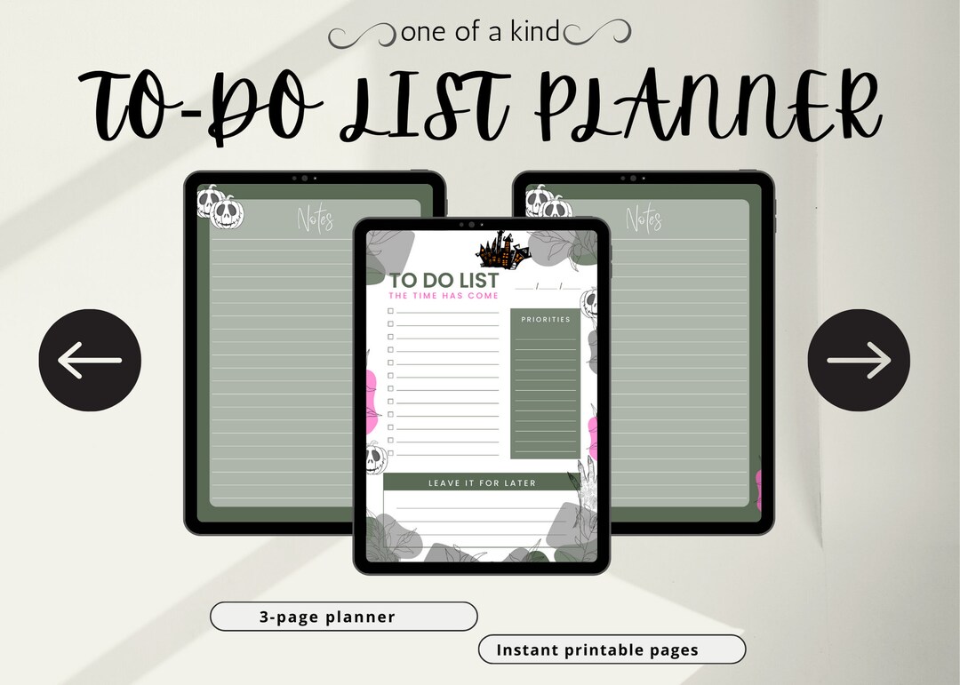 Minimalist to Do List Printable | to Do List Digital | iPad to Do List ...