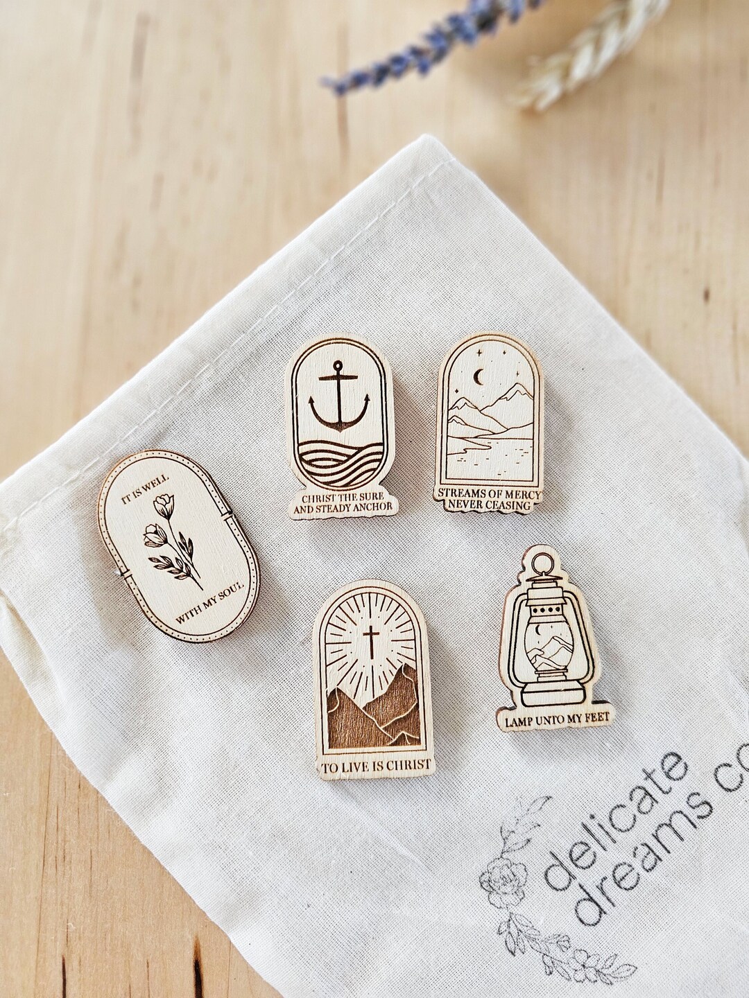 Christian Magnets - Set of 5 or Individually Sold, Inspirational ...