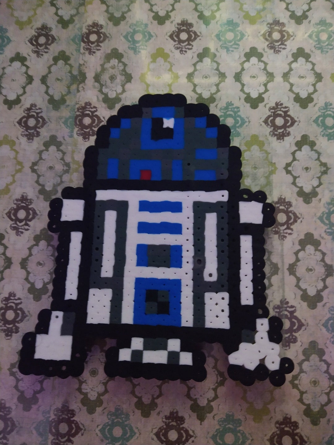 R2D2 Perler Bead - Etsy