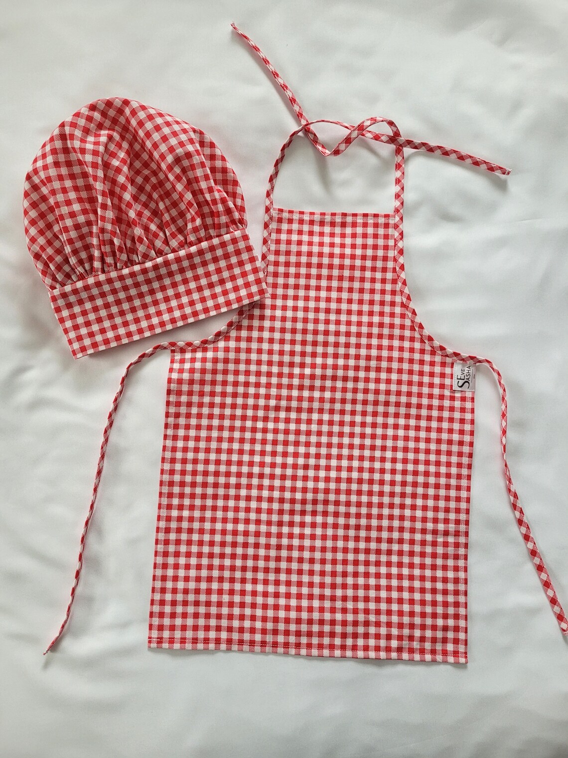 Kids Apron Set for 6- 24 Months. Gift for Baby. Chef Set for Girls and ...