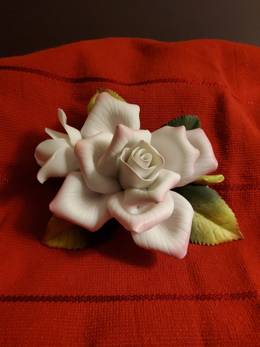 Dusty Rose With Bud by Andrea - Etsy